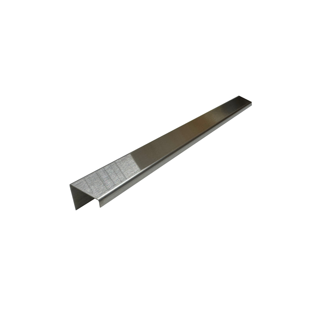 Universal Stainless Steel J-Channel Trim – 304 Brushed #4, 20 Gauge