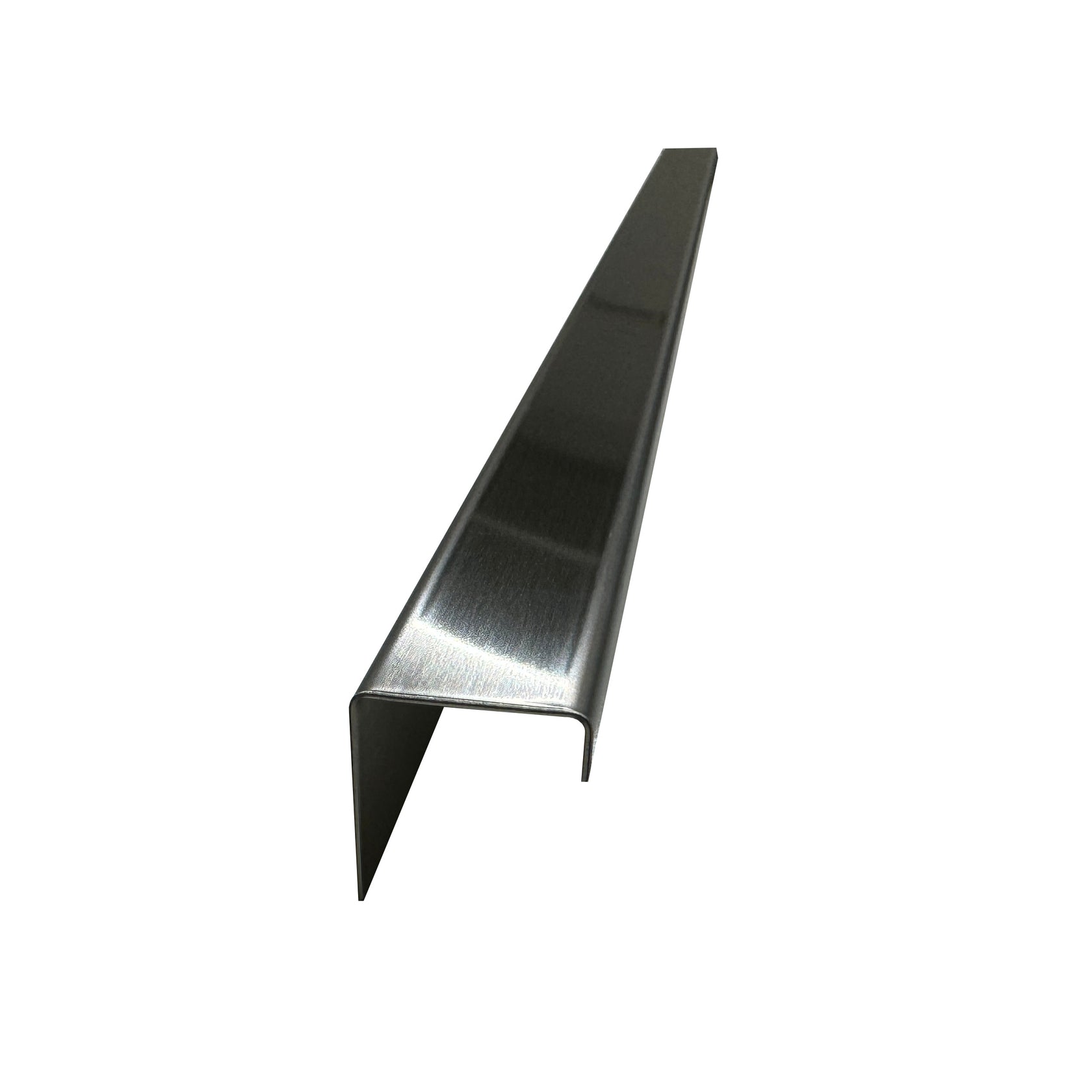 Universal Stainless Steel J-Channel Trim – 304 Brushed #4, 20 Gauge