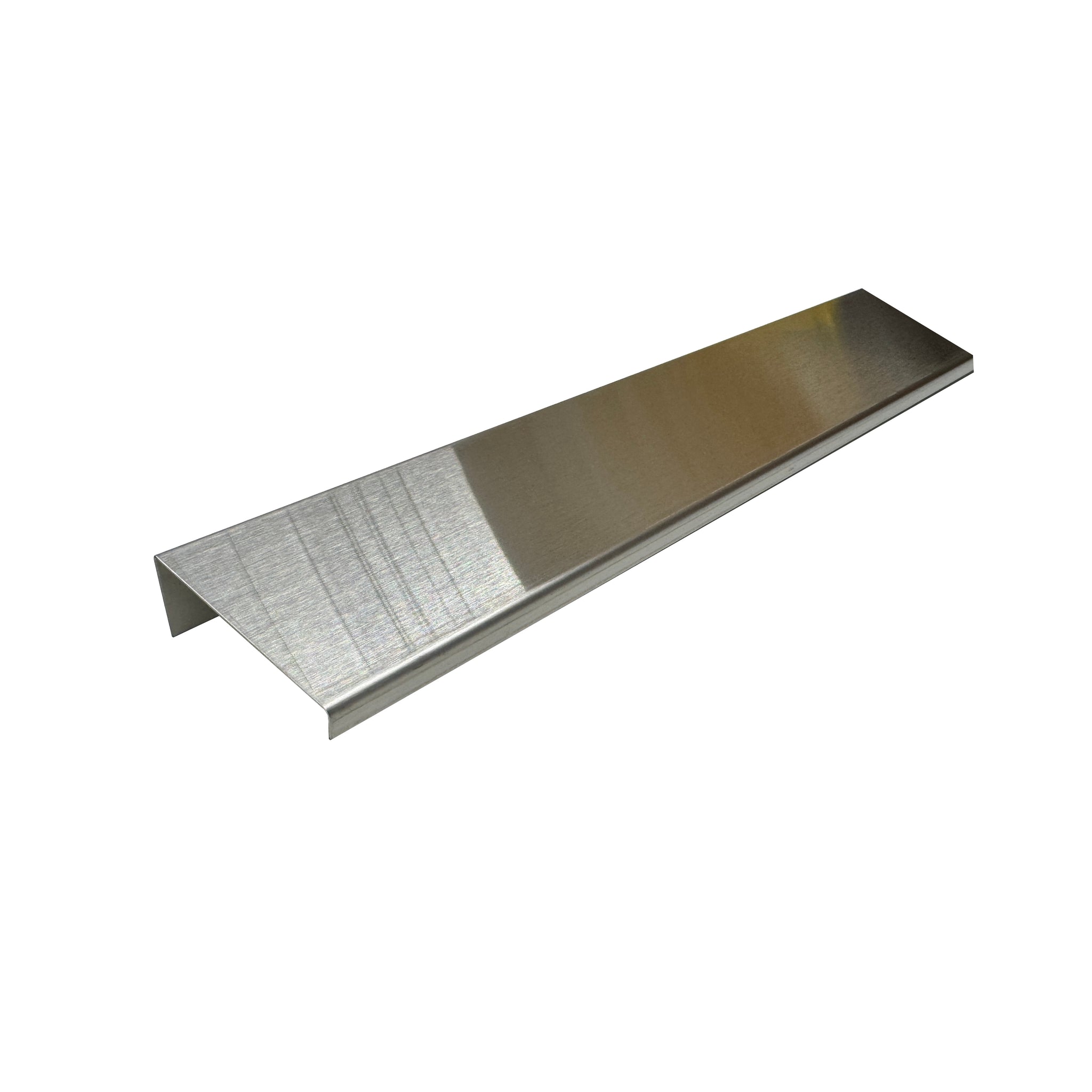 Universal Stainless Steel J-Channel Trim – 304 Brushed #4, 20 Gauge