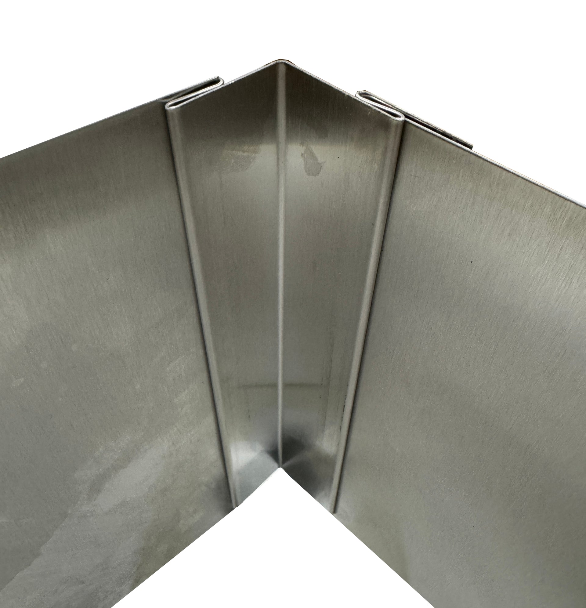 Stainless Steel 90° Inside Corner Panel Trim - 20ga | #4 Brushed Finis